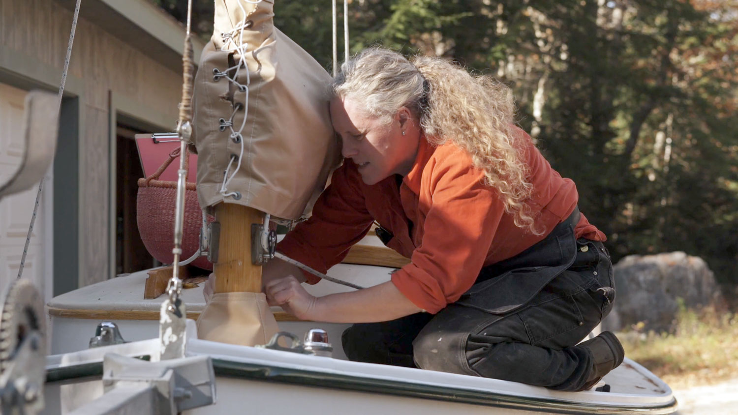 Making a Mast Boot - Mastering Skills with the WoodenBoat School